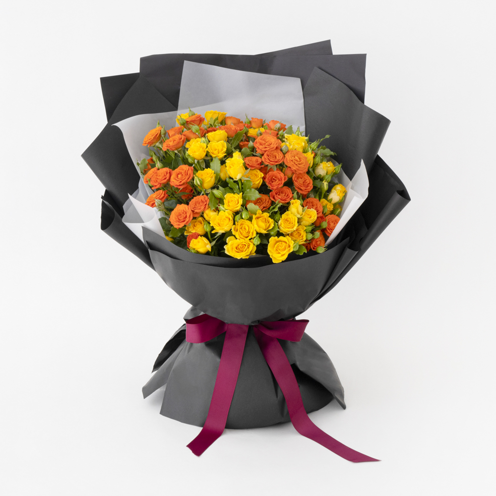 MAYA Mini Rose Bouquet(10 mini roses) - HALO Flowers|香港花店|即日送花